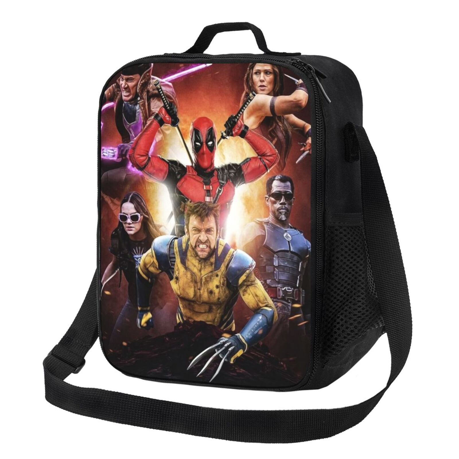 Deadpool Wolverine Scream Lunch Bag, Insulated Lunch Box, Reusable With ...