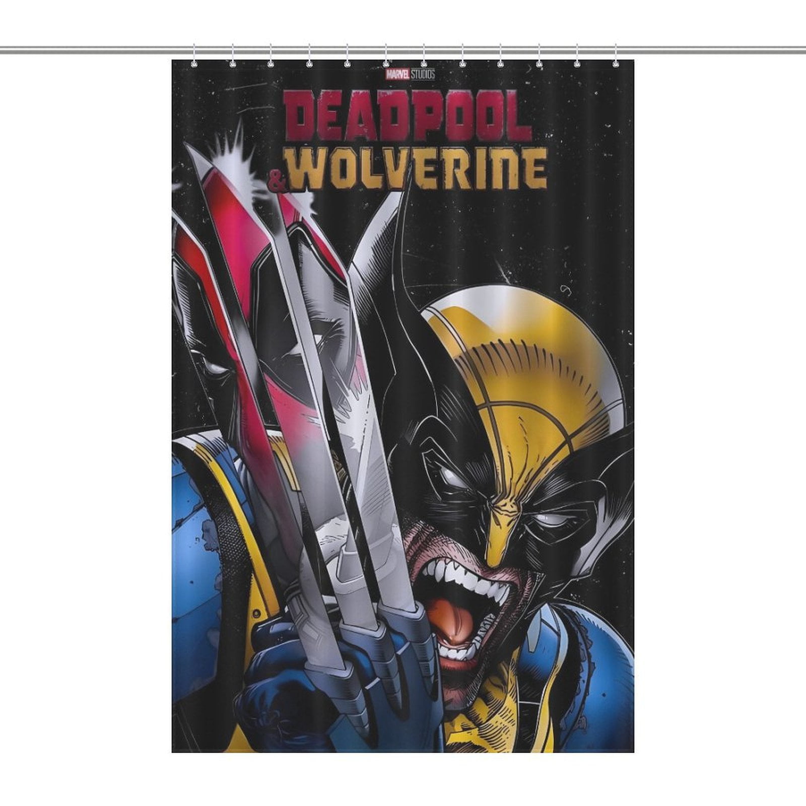 Deadpool & Wolverine Shower Curtain,Shower Curtains for Bathroom,Cloth ...