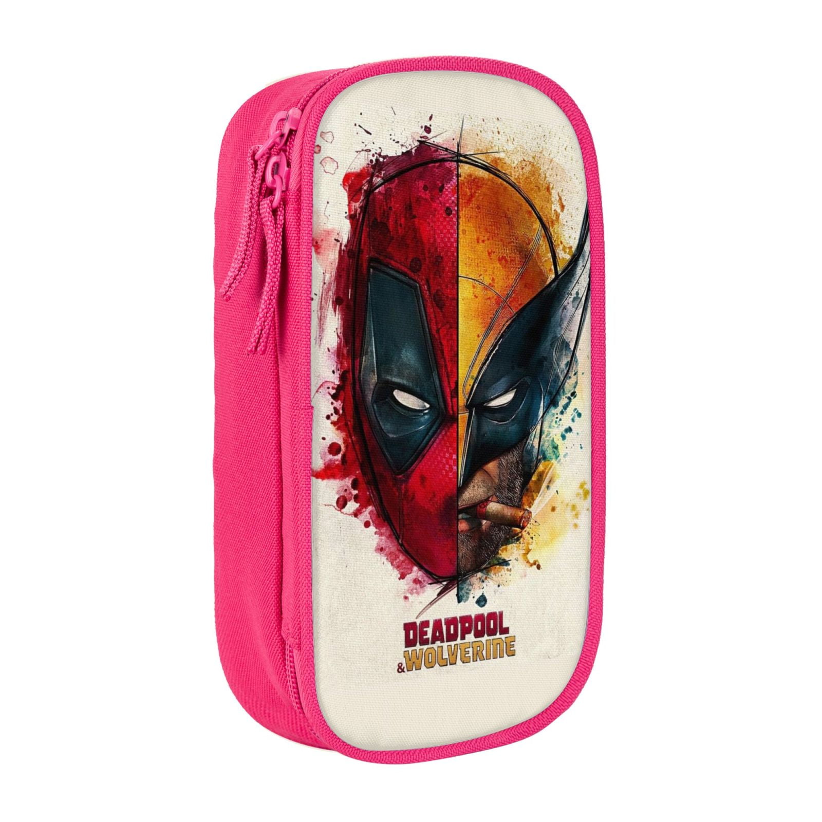 Deadpool & Wolverine Smoke Pencil Case,Pencil Pouch,Big Pencil Bag Pouch Box Organizer Pen Case ...