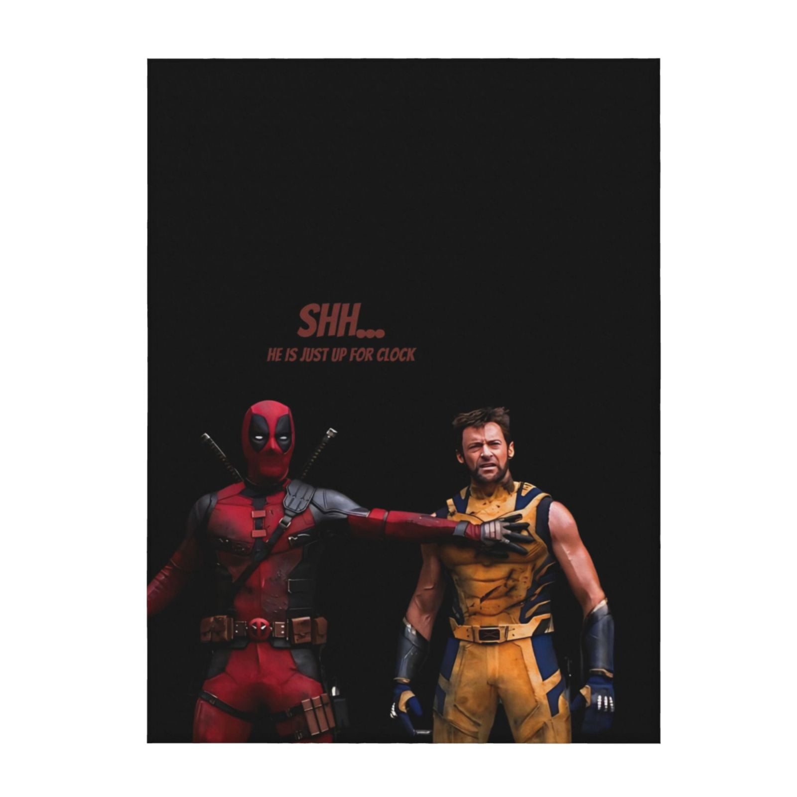 Deadpool Wolverine Soft And Comfortable Throw Blanket Plush Lightweight ...