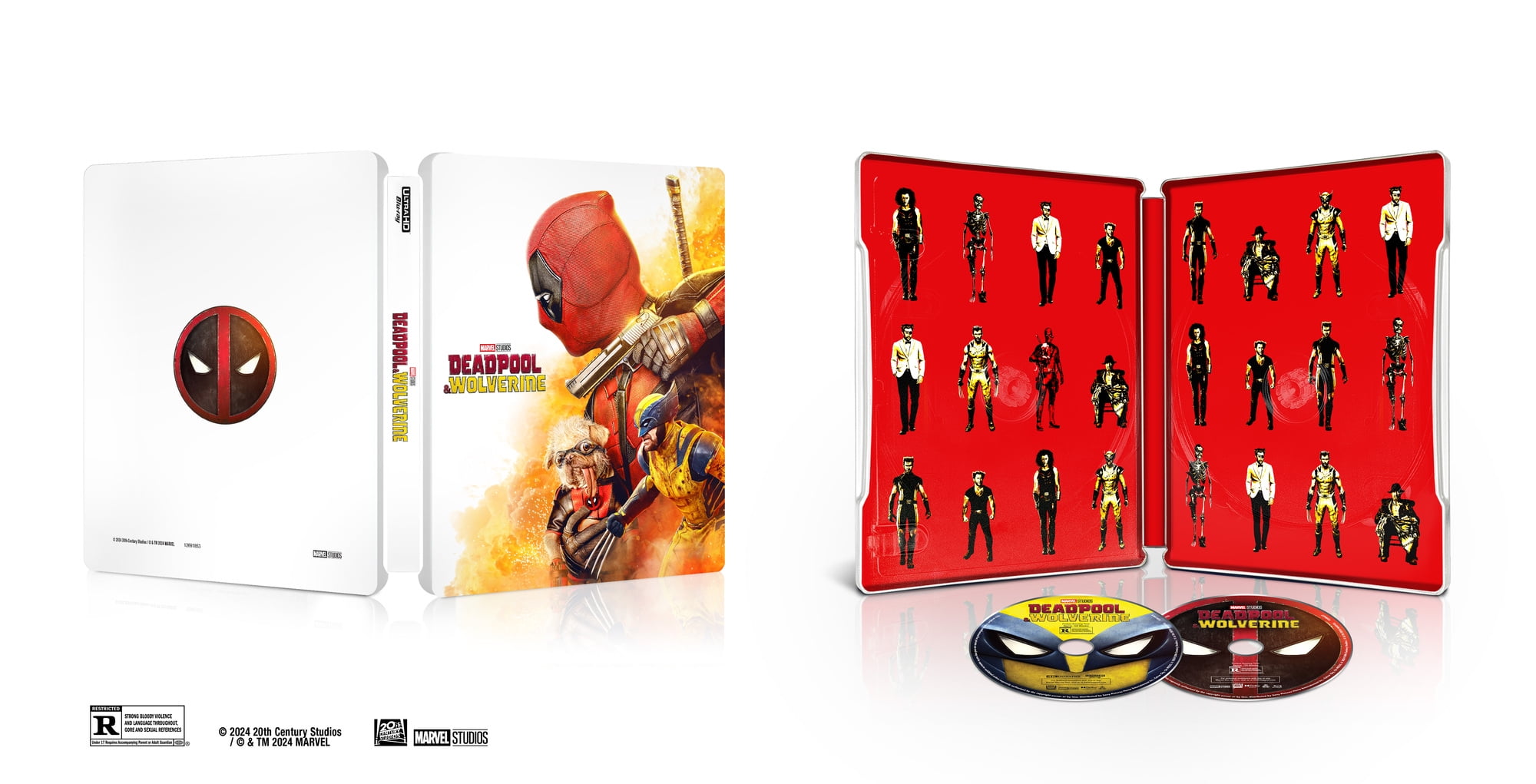 Deadpool & Wolverine - (Steelbook) (4K Ultra HD + Blu-ray + Digital ...