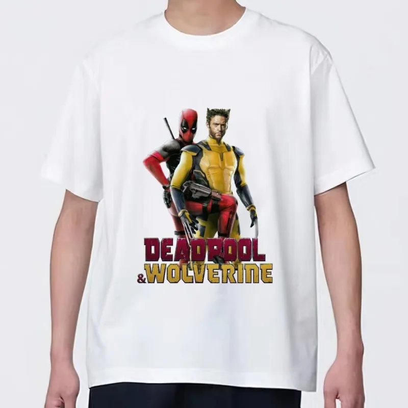 Deadpool & Wolverine T Shirt for Men Couple Combination Clothes Short ...