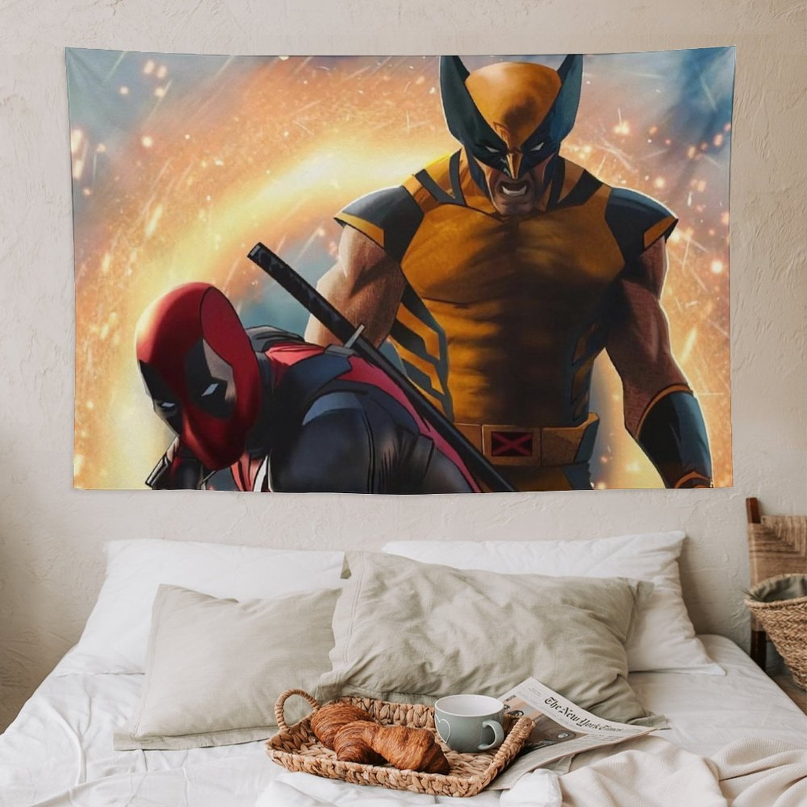 Deadpool & Wolverine Tapestry,Deadpool & Wolverine Tapestry Wall ...