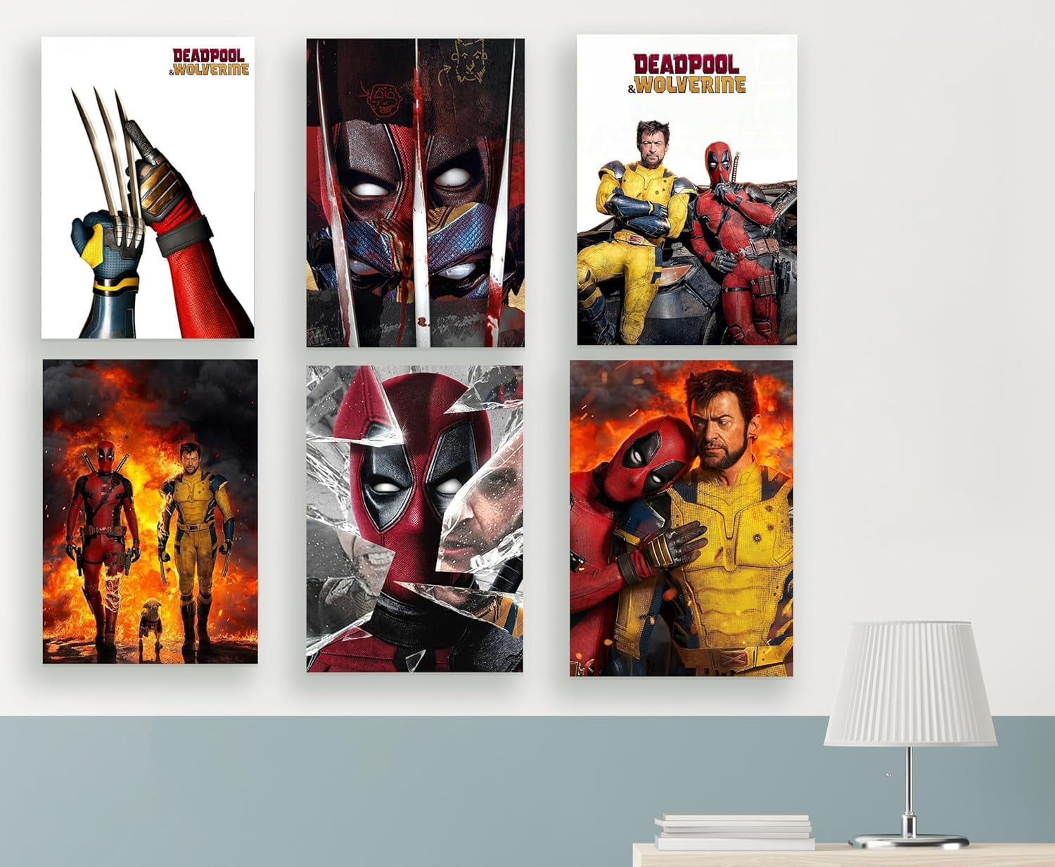 Deadpool & Wolverine Vertical Wall Paper Poster Pack - Set of 6, A4 ...