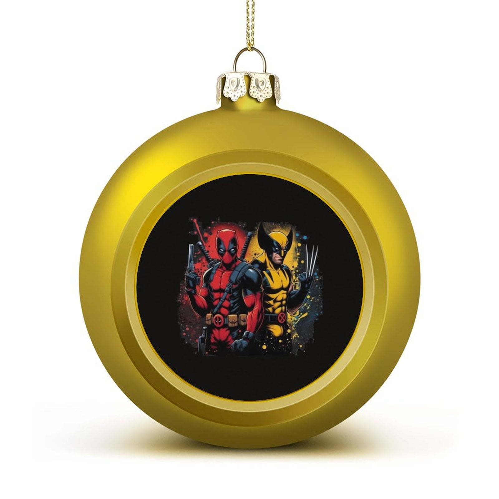 Deadpool & Wolverine17 Christmas Large Ball Ornaments for Tree ...