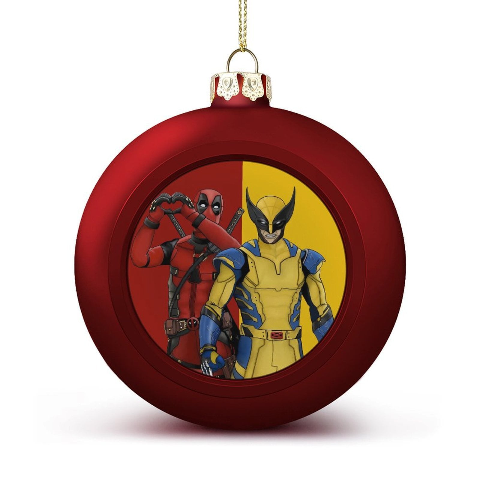 Deadpool & Wolverine18 Christmas Large Ball Ornaments for Tree ...
