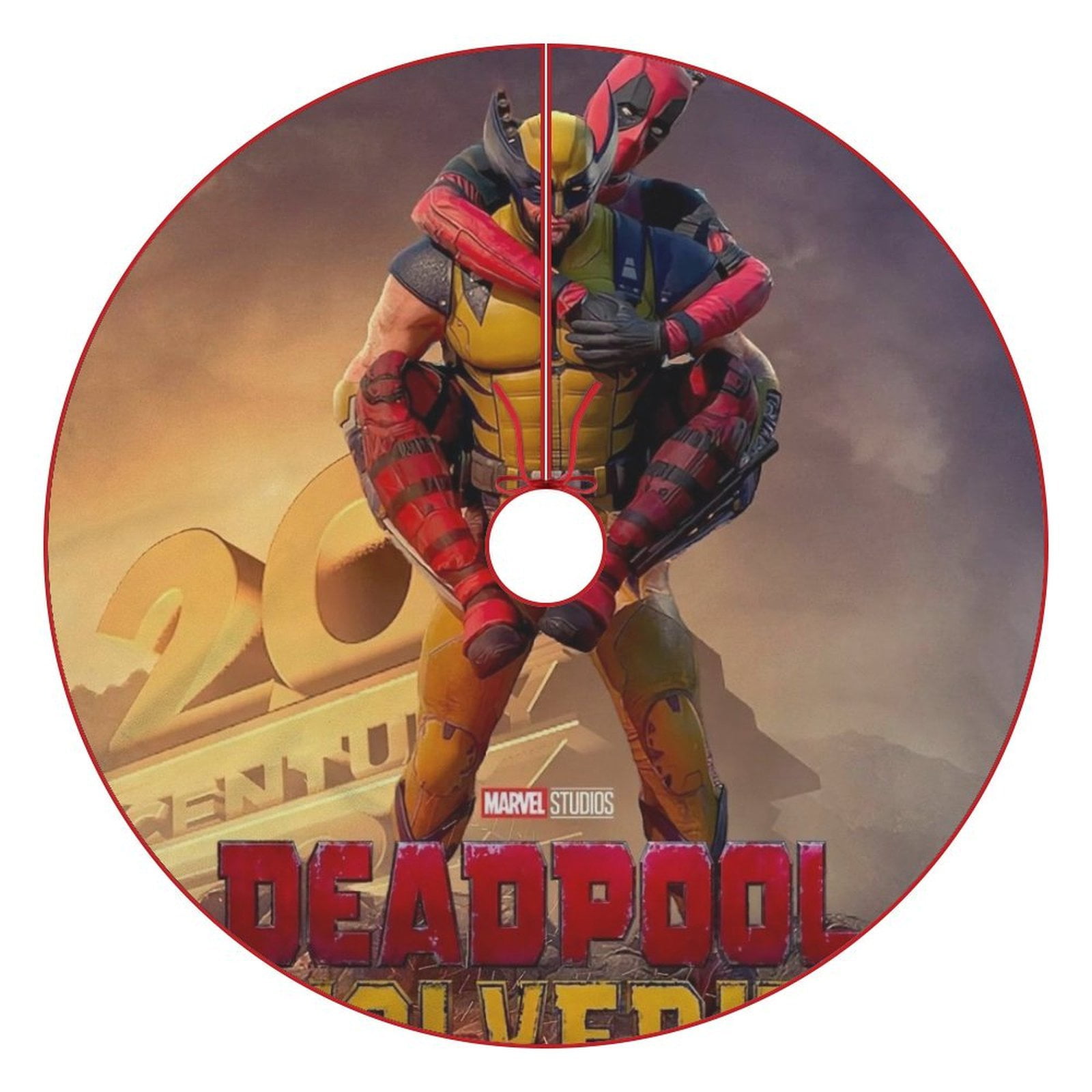 Deadpool & Wolverine24 Large Merry Christmas Tree Skirt, Funny Soft ...