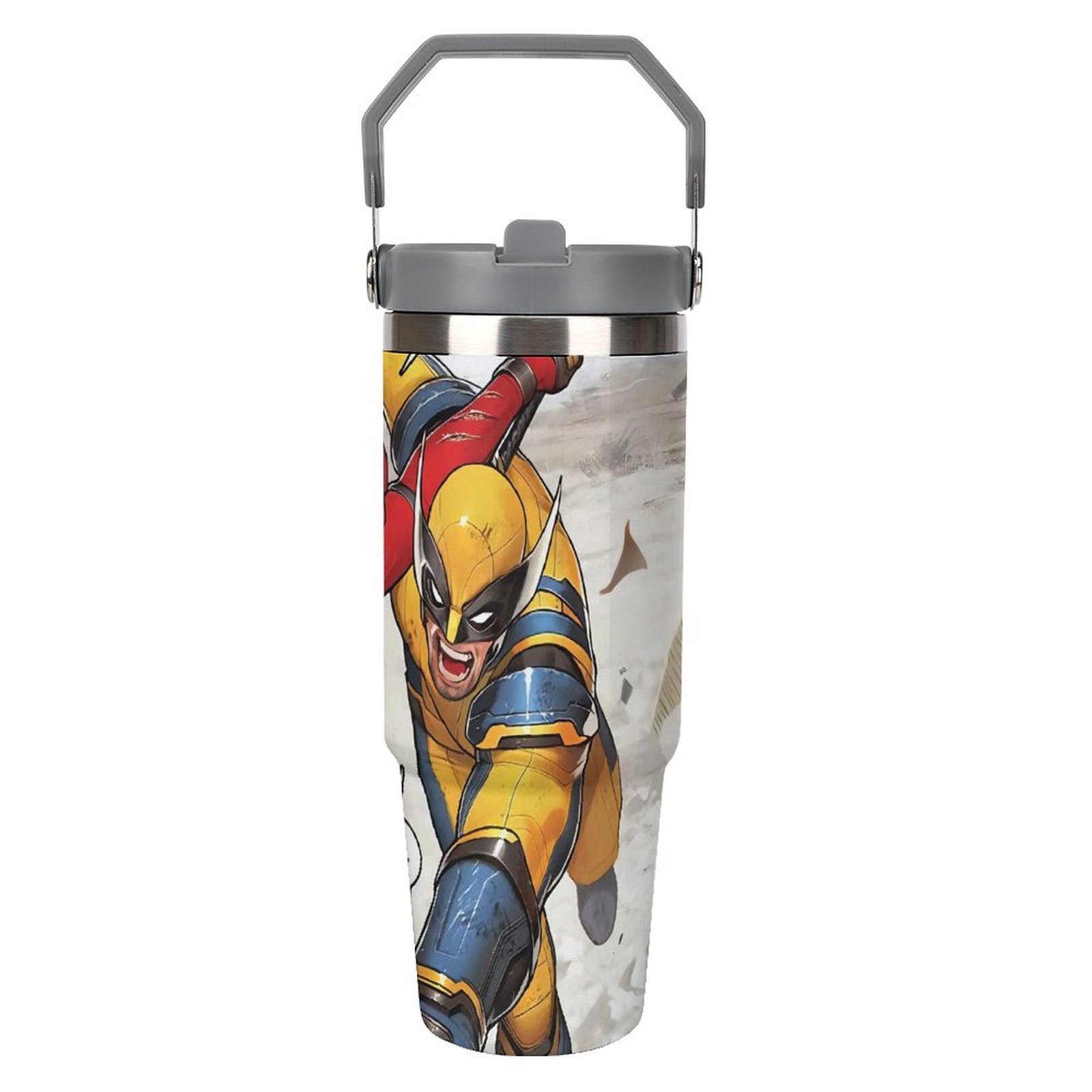 Deadpool & Wolverine56 Stainless Steel Tumbler Car Cup 30 Oz with ...
