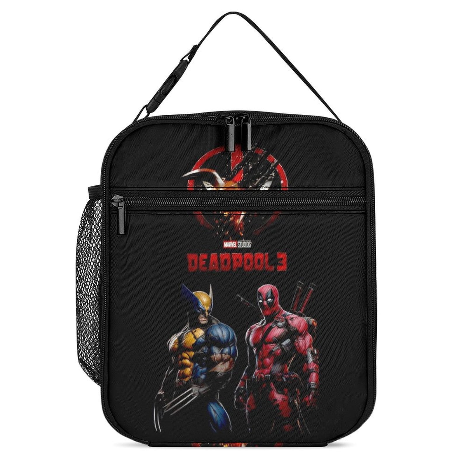 Deadpool & Wolverine78 Custom Text Lunch Bag With Satchel Shoulder ...