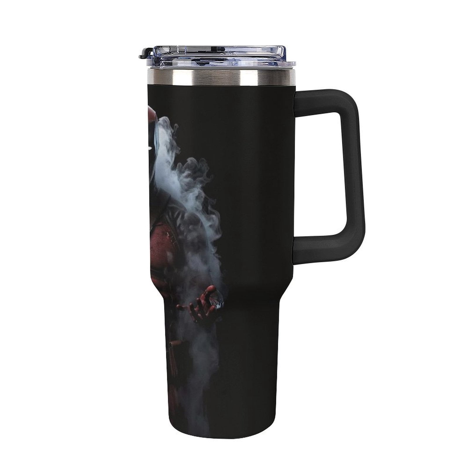Deadpool & Wolverine81 Tumbler with Handle and Straw Large 40 oz ...