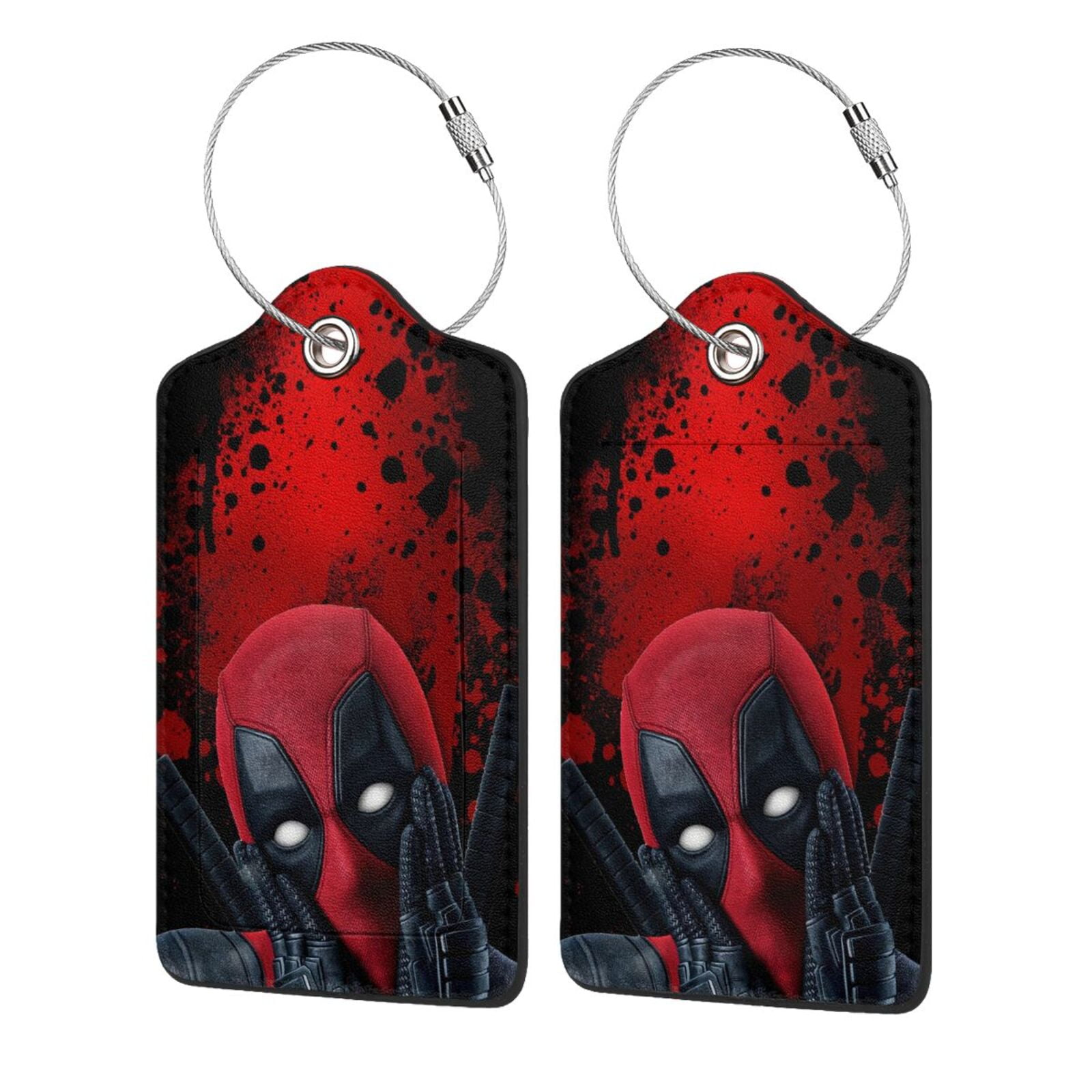Deadpool acting cute Luggage Tags for Suitcases Travel ID ...
