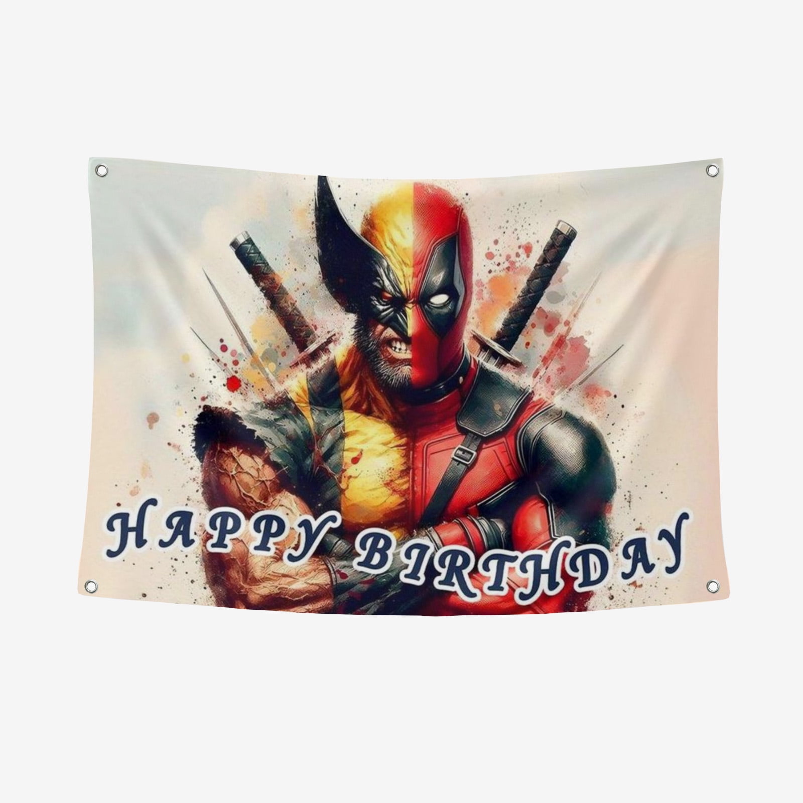 Deadpool and Wolverine Banner Background Backdrop 3.28*4.92FT/100*150CM ...