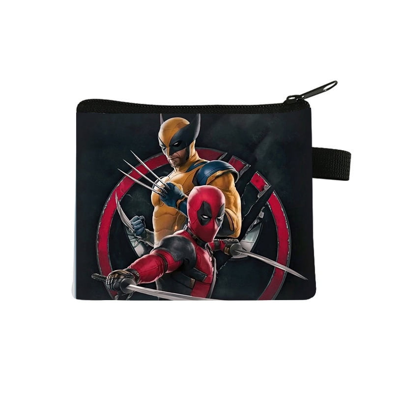 Deadpool and Wolverine Coin Bag Large Capacity Storage Key Card Bag ...