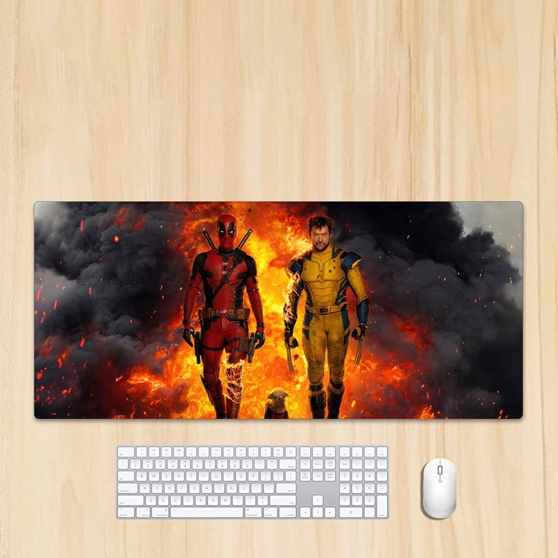 Deadpool and Wolverine Mouse Mat Keyboard Mat Table Mat - Walmart.com