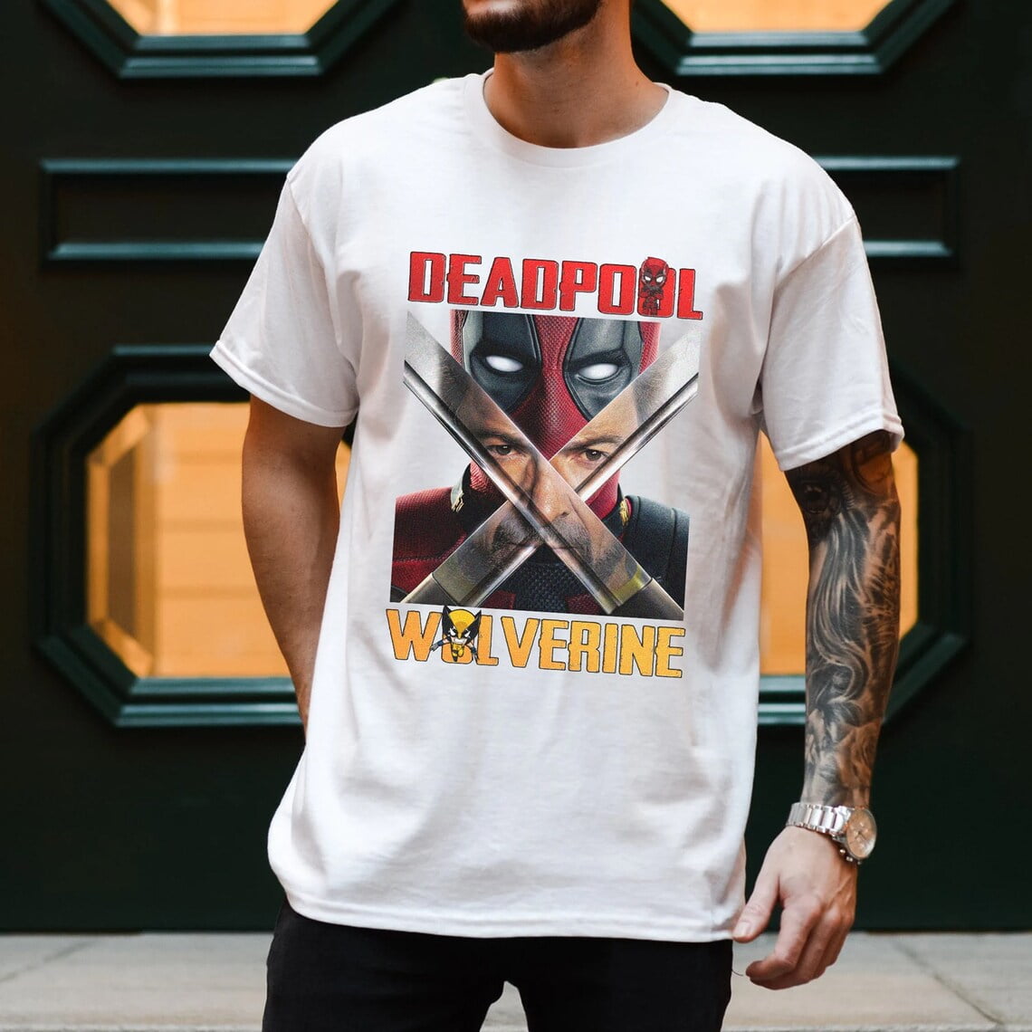 Deadpool and Wolverine T-shirt, Deadpool 3 Movie Shirt, Deadpool & Wolverine Shirt, Hugh Jackman ...