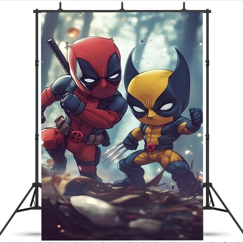Deadpool and Wolverine Taspestry Wall Decor Backdrop Banner Party ...