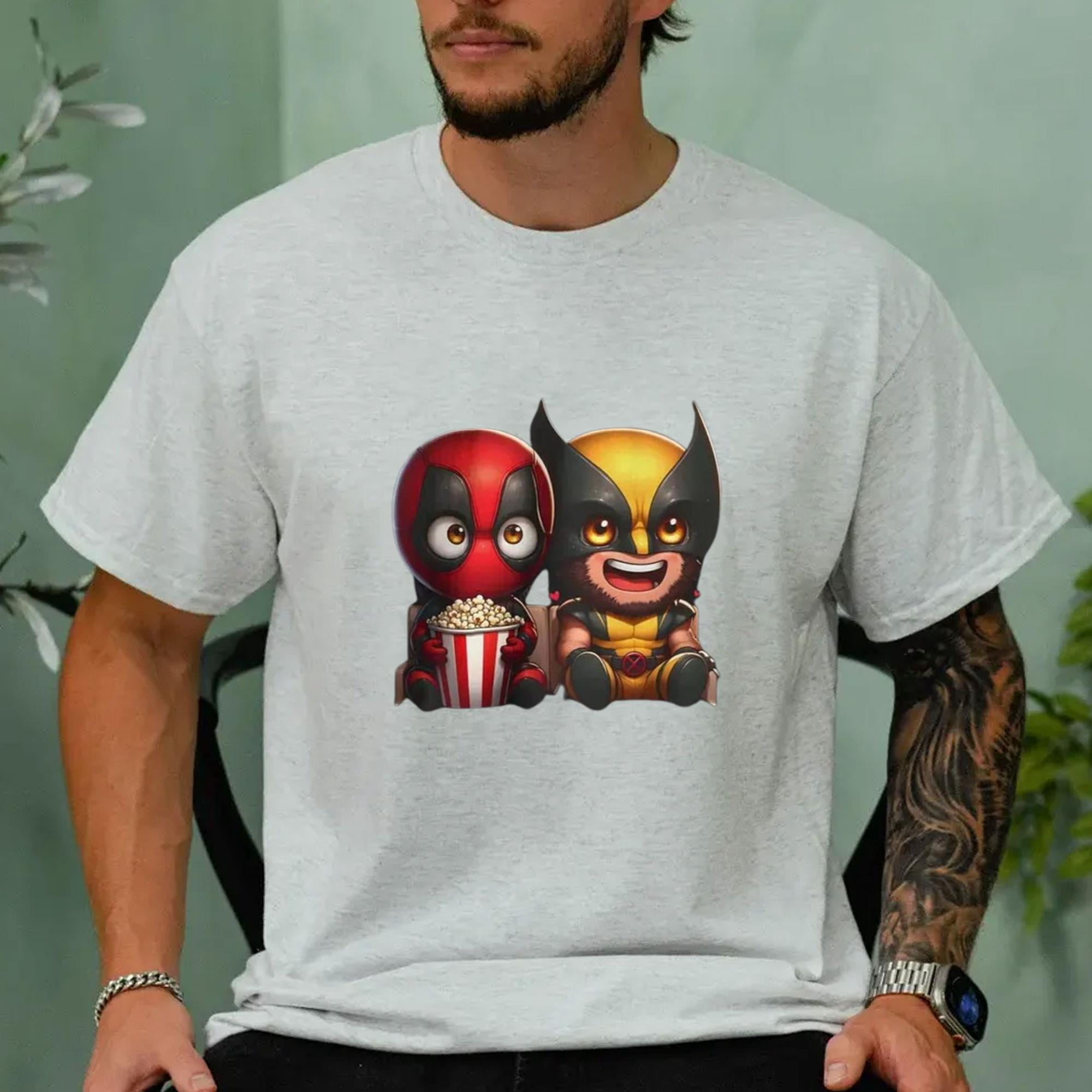 Deadpool and Wolverine as Kids love Movies Unisex T-shirt H2005 07 ...