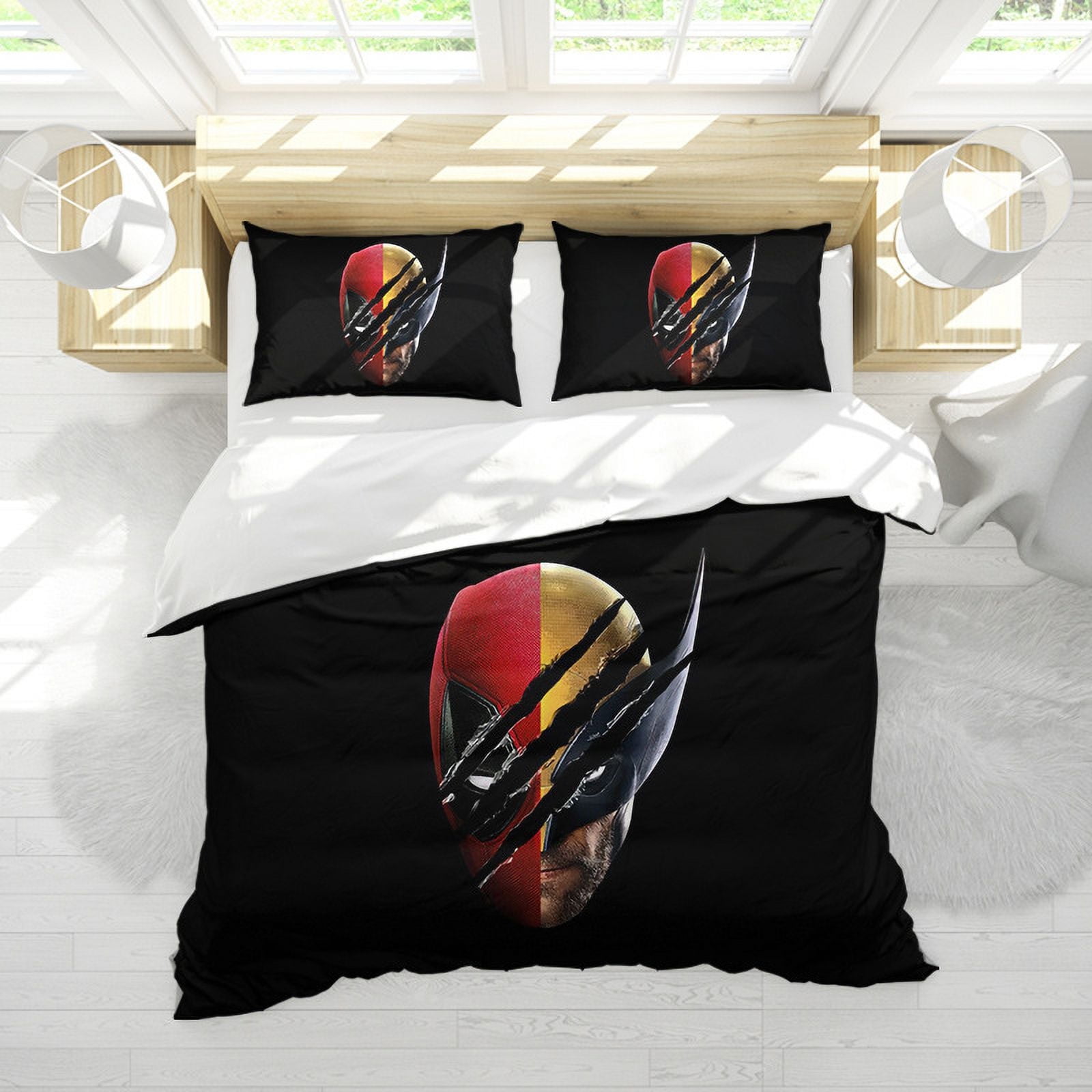 Deadpool and Wolverine bedding Comforter Sets for Men women and kids ...