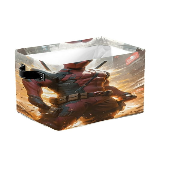 Deadpool bin can hold all kinds of idle items..8.3" x 10.2" - Walmart.com