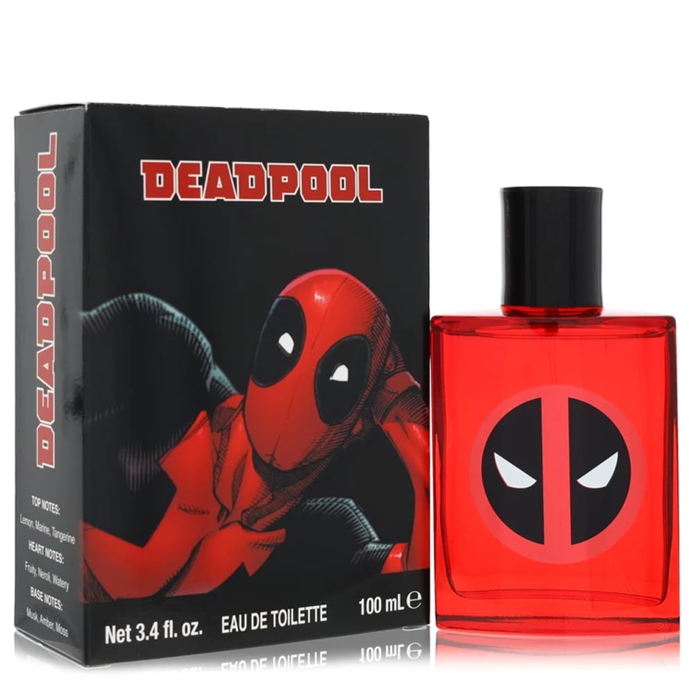 Marvel Deadpool Eau De Toilette Spray - Floral Woody Musk Cologne ...