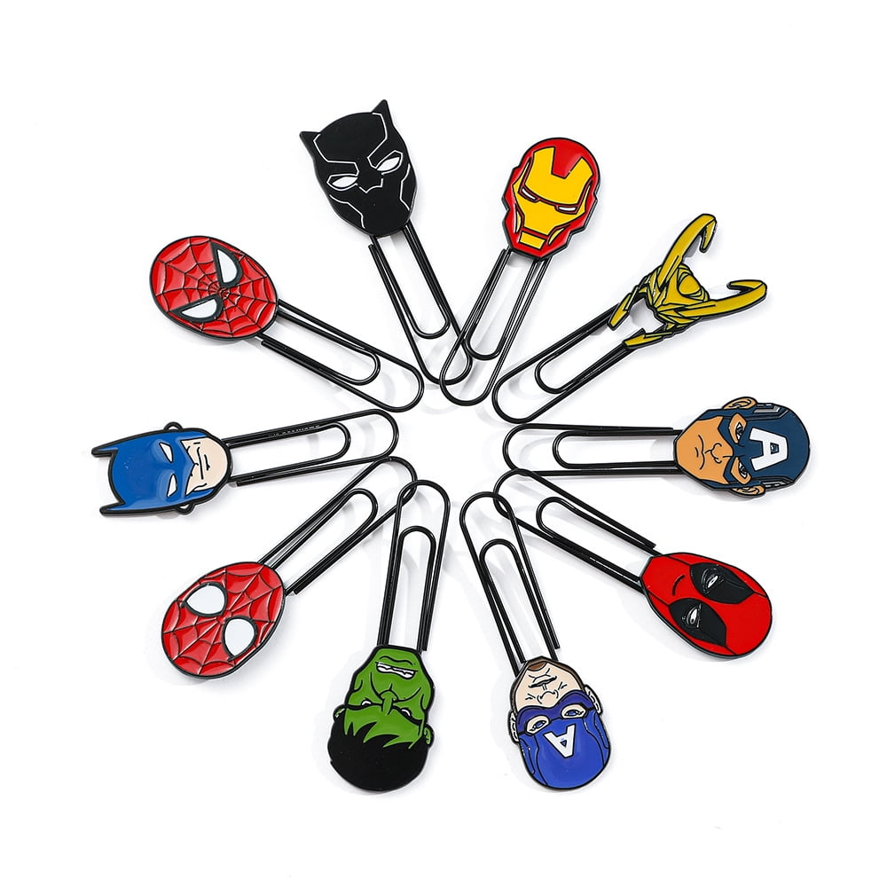 Deadpool movie| Cute Bookmarks | Coloured Paper Clips | Funny Bookmark ...