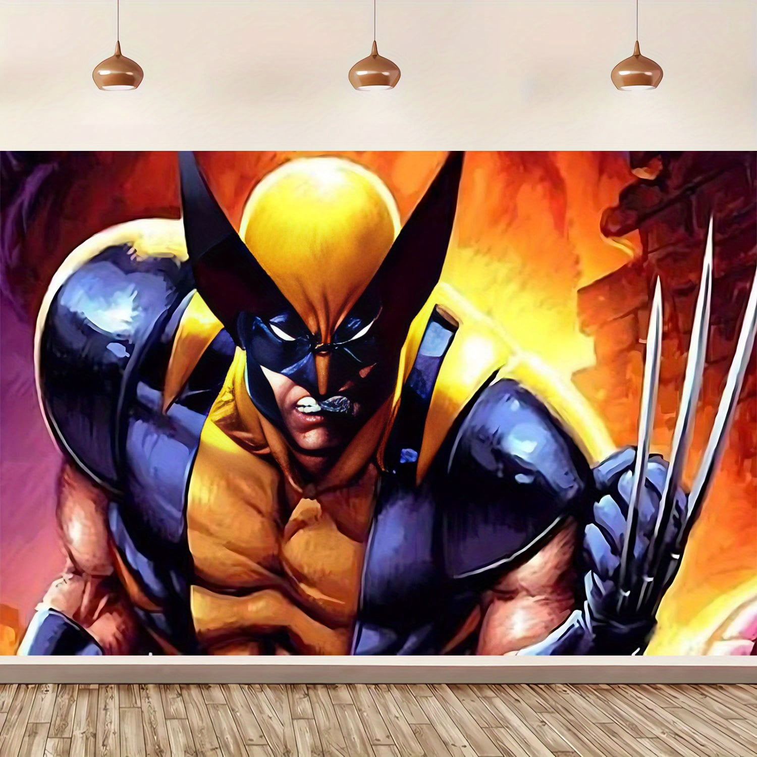 Deadpool vs Wolverine Party Supplies Birthday Decoration Backdrop ...