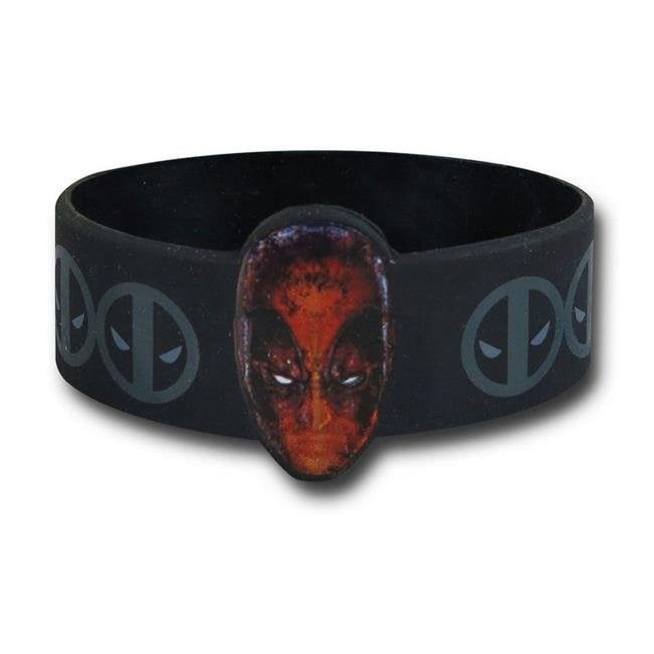 Deadpool wristdpface Deadpool Face Rubber Wristband - Walmart.com