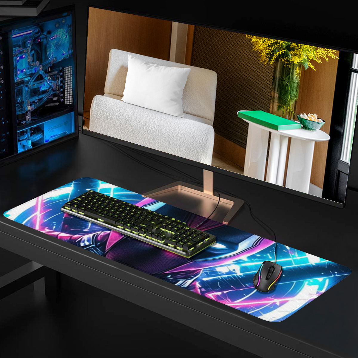 Deadpool35*16in Genshin Impact Comfortable Mouse Pad Gaming Mouse Mat ...