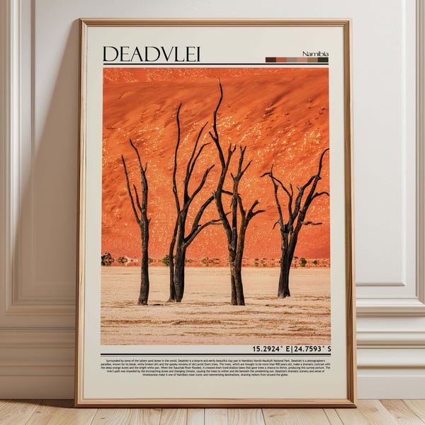 Deadvlei Poster Print, Deadvlei Wall Art, Deadvlei Dã©Cor, Deadvlei ...