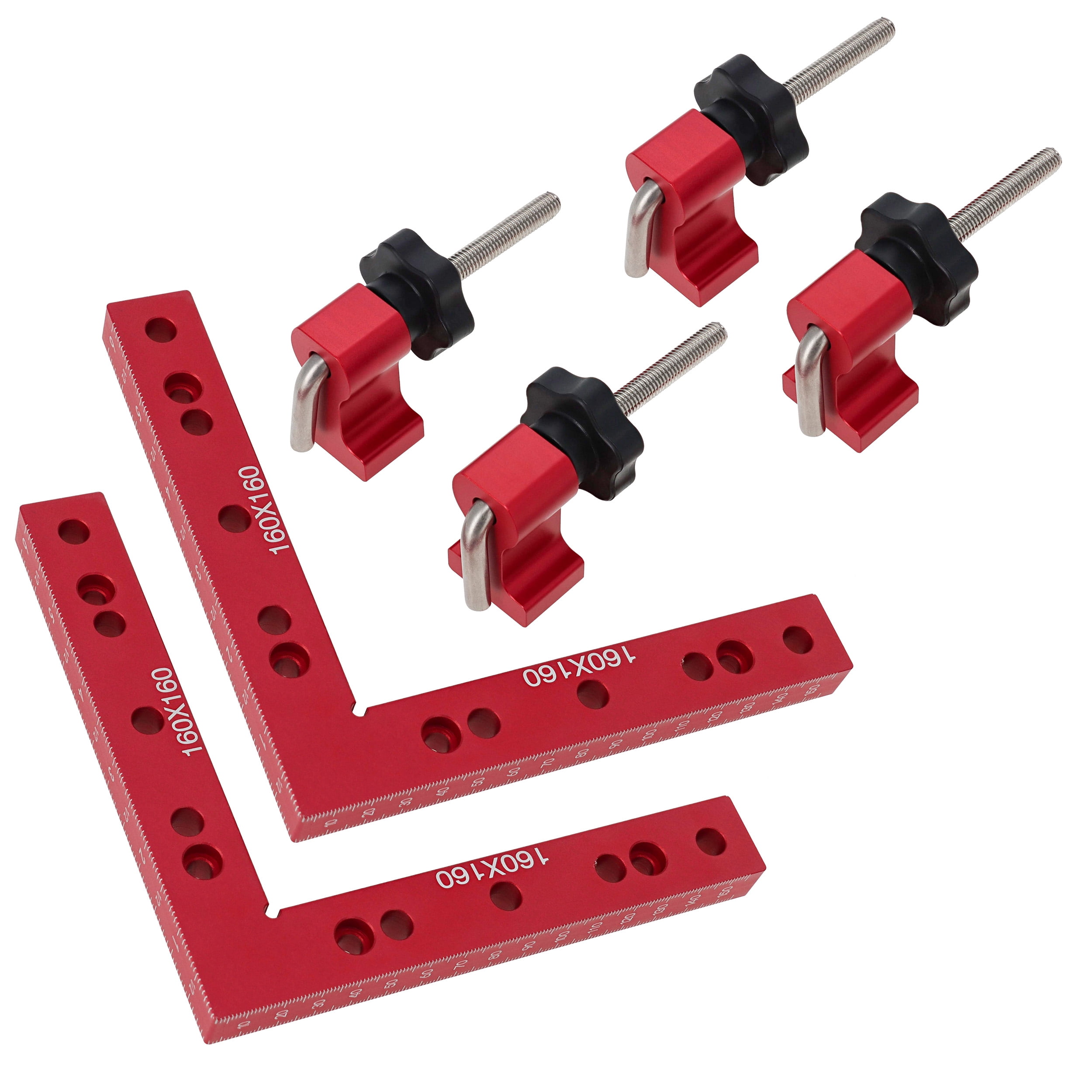 Deadwood Crafted Tools 90 Degree Right Angle Clamp Set - 6.3 x 6.3in ...