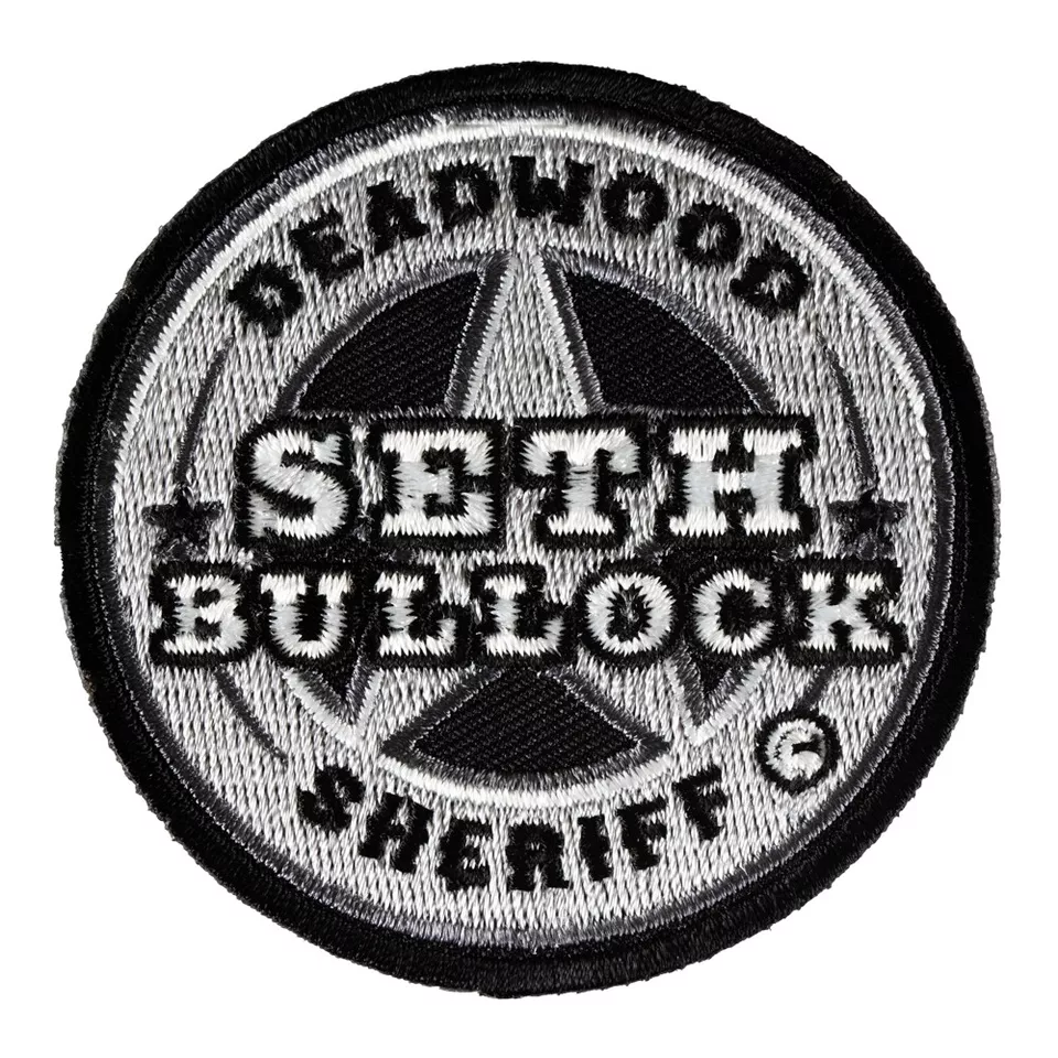 Deadwood Sheriff Seth Bullock Badge Patch, South Dakota Patches ...