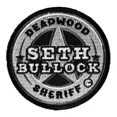 Deadwood Sheriff Seth Bullock Badge Patch, South Dakota Patches ...