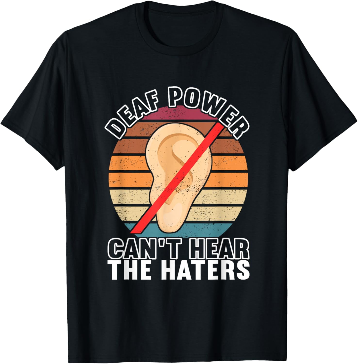 Deaf Awareness ASL Sign Language American Sign Language T-Shirt ...