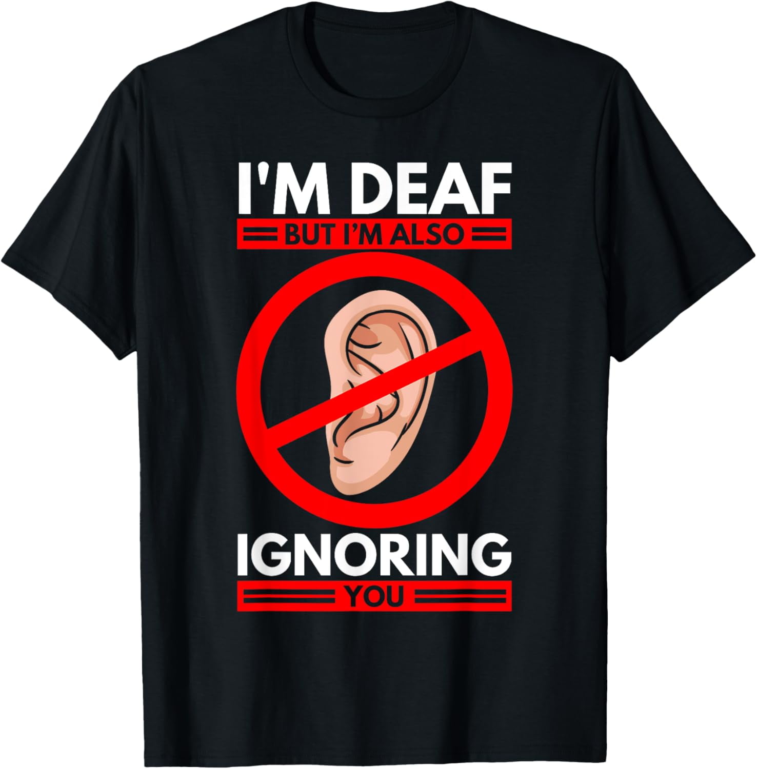 Deaf Awareness American Sign Language Hearing Loss T-Shirt - Walmart.com