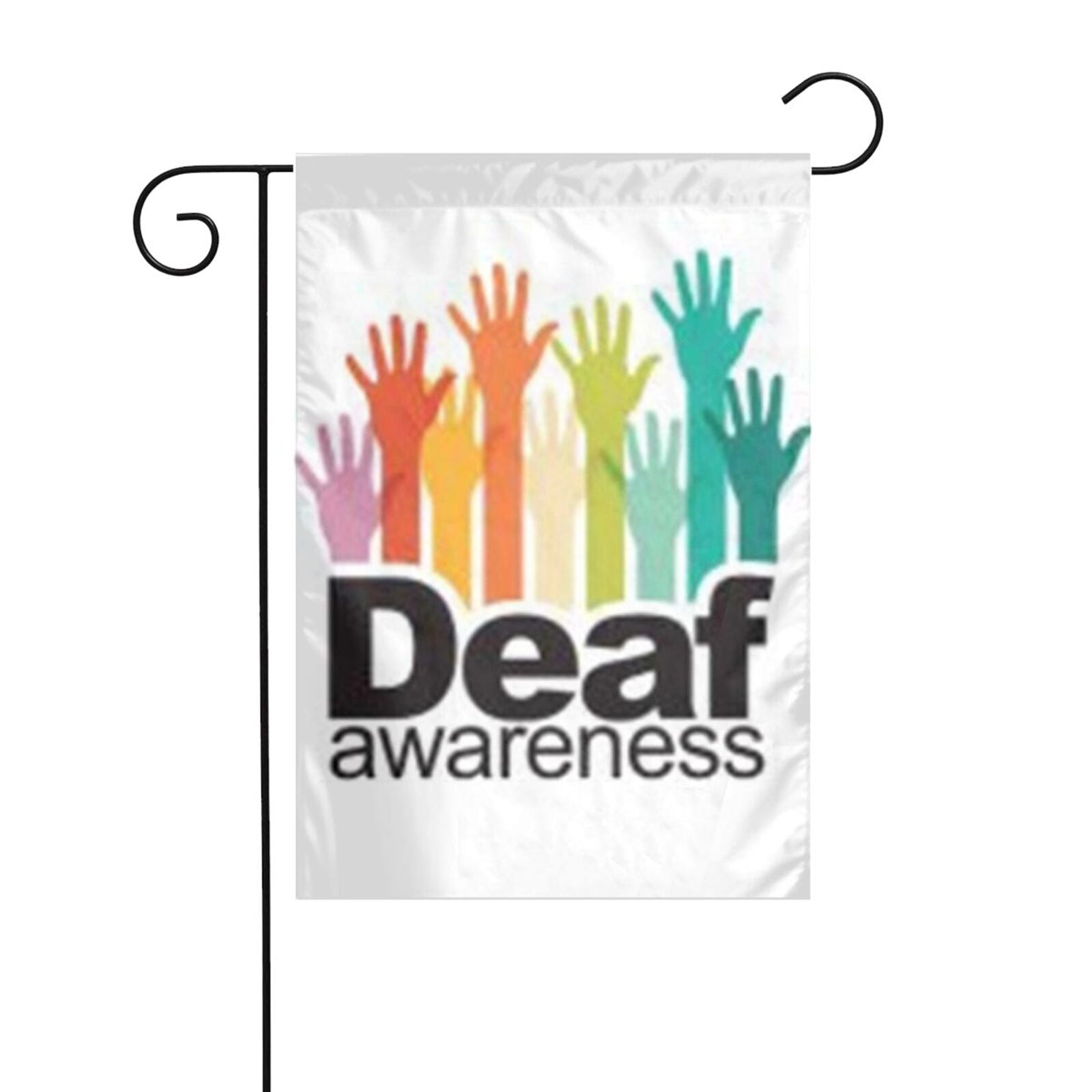 Deaf Awareness Month Hearing Loss Month Garden Flag Double Sided Yard ...