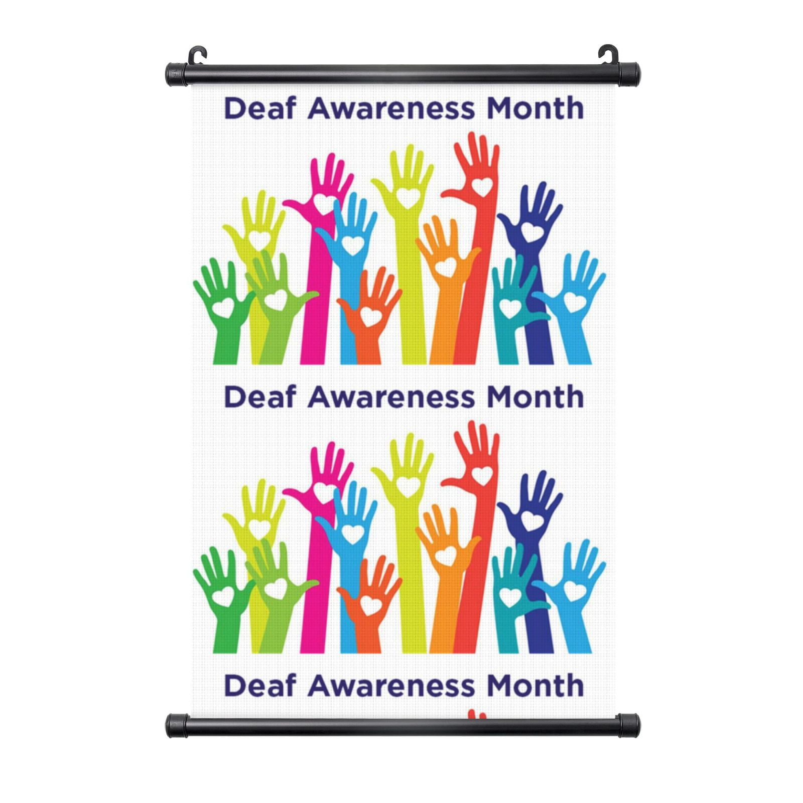 Deaf Awareness Month Hearing Loss Month Poster Wall Art Banner Backdrop ...