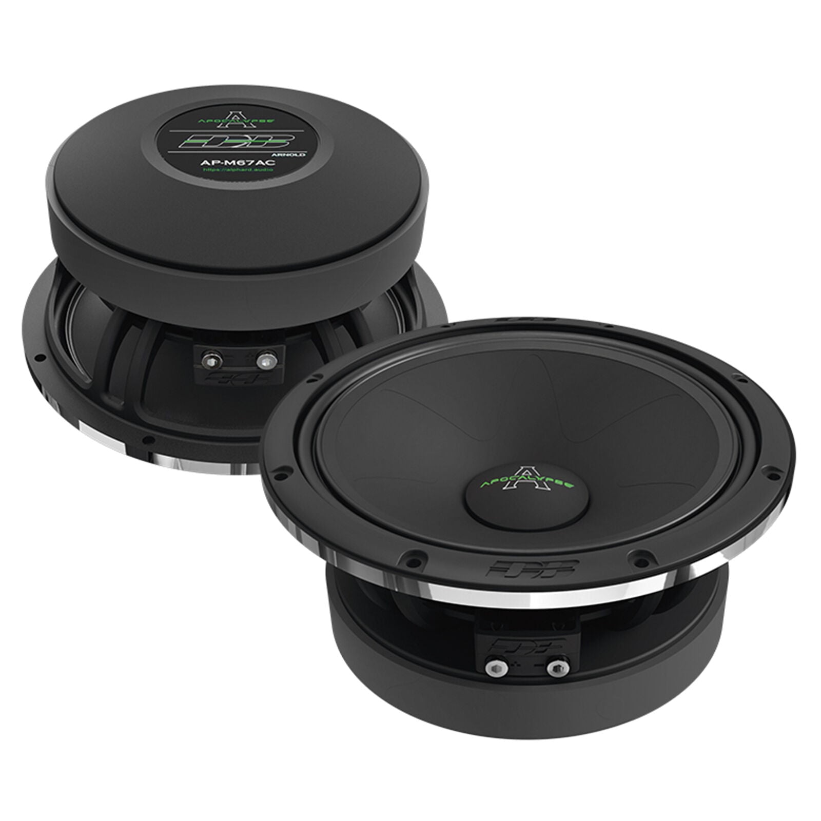 "Deaf Bonce Automobile 6.5"" Mid Range Speakers 600W 4 Ohm Apocalypse ...