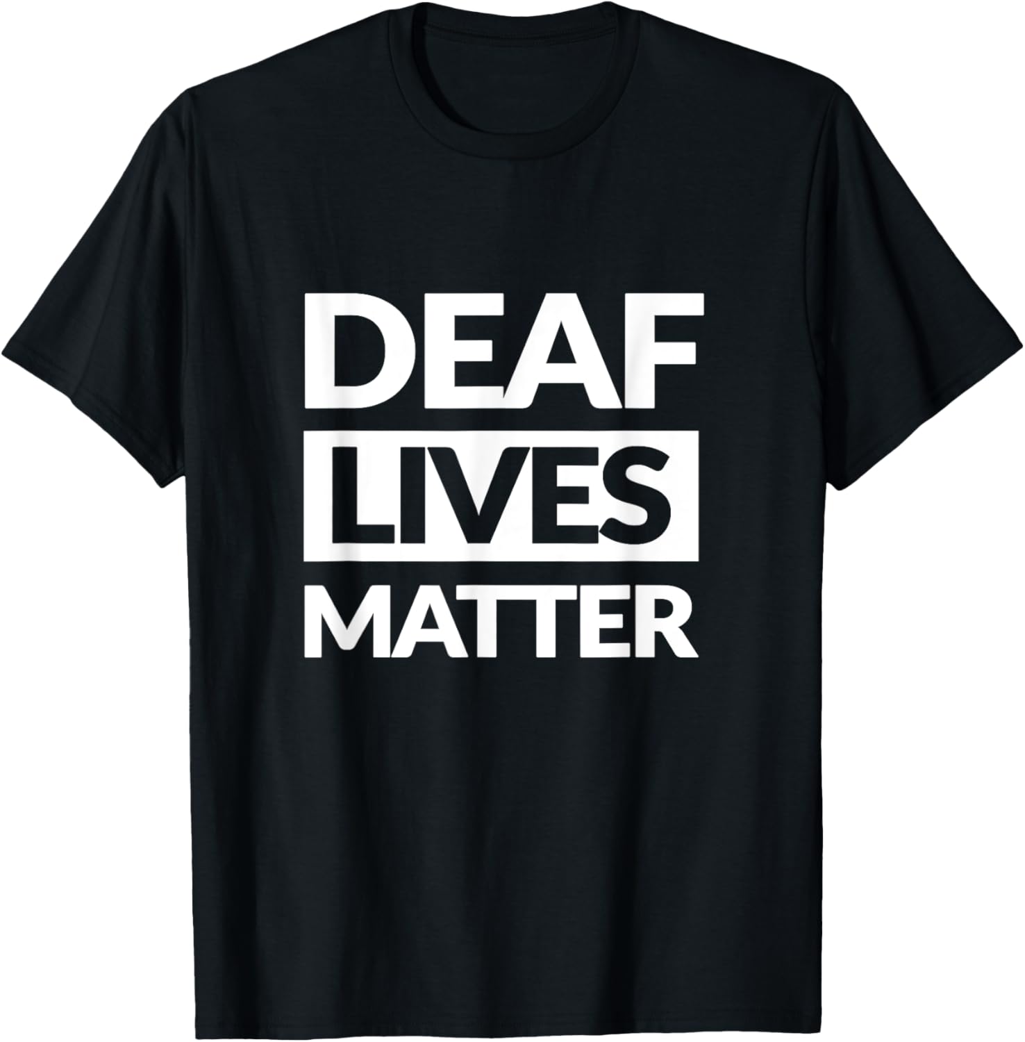 Deaf Lives Matter ASL Sign Language Interpreter T Shirt Gift - Walmart.com