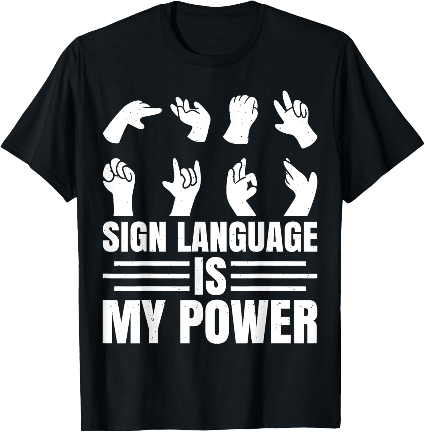 Deaf Pride ASL Sign Language Deaf You Wouldn't Understand T-Shirt ...