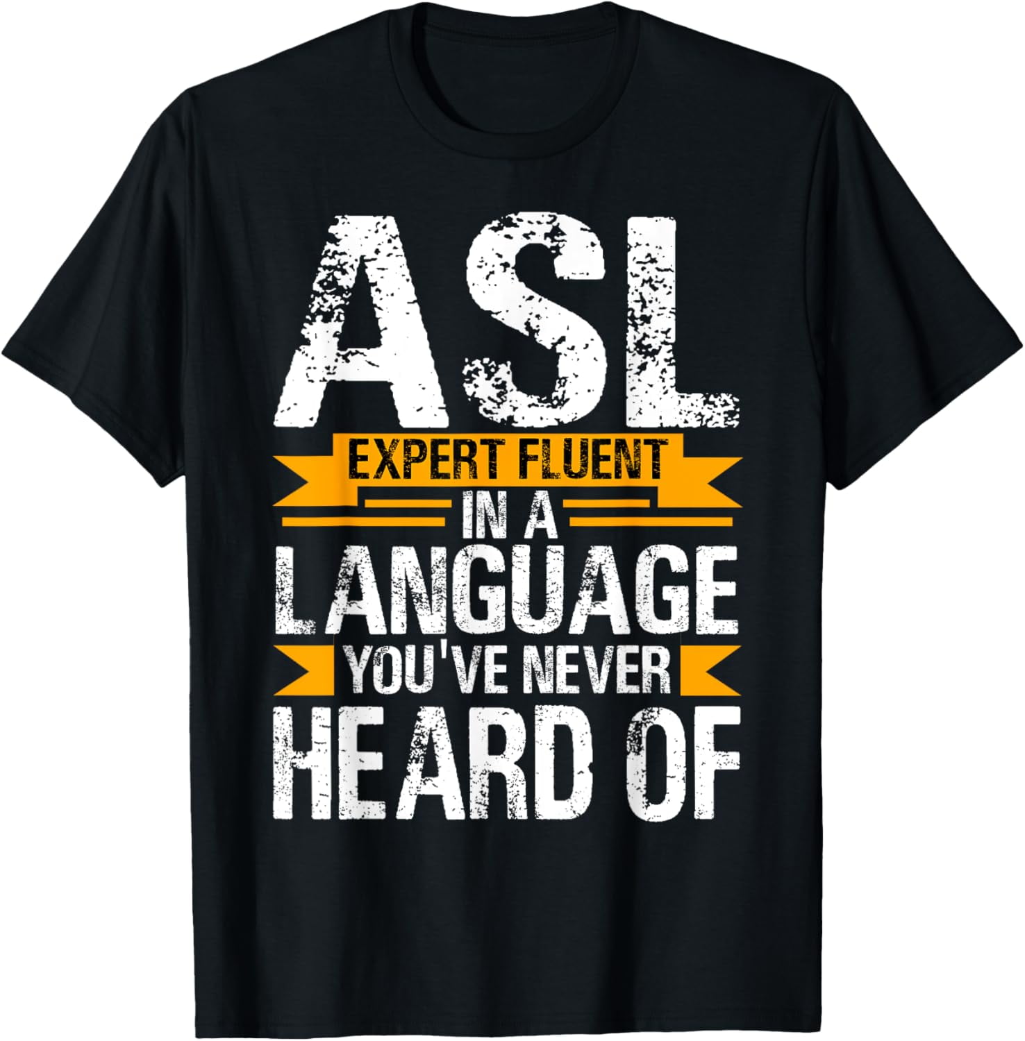 Deaf Pride ASL Sign Language Deaf-initely Always Hands On T-Shirt ...