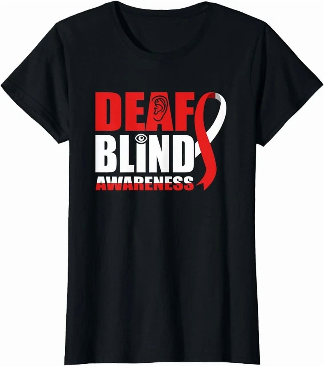 Deafblind Deafblindness Awareness Love Support T-Shirt - Walmart.com