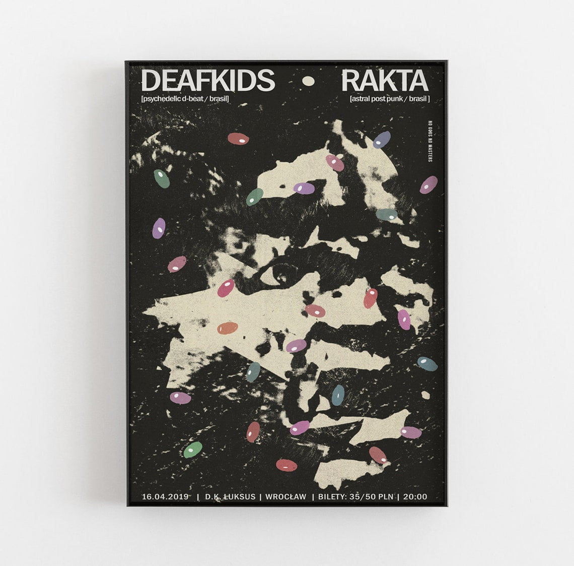 Deafkids, Rakta, Original Gig Poster From Concert, Music, Plakat ...