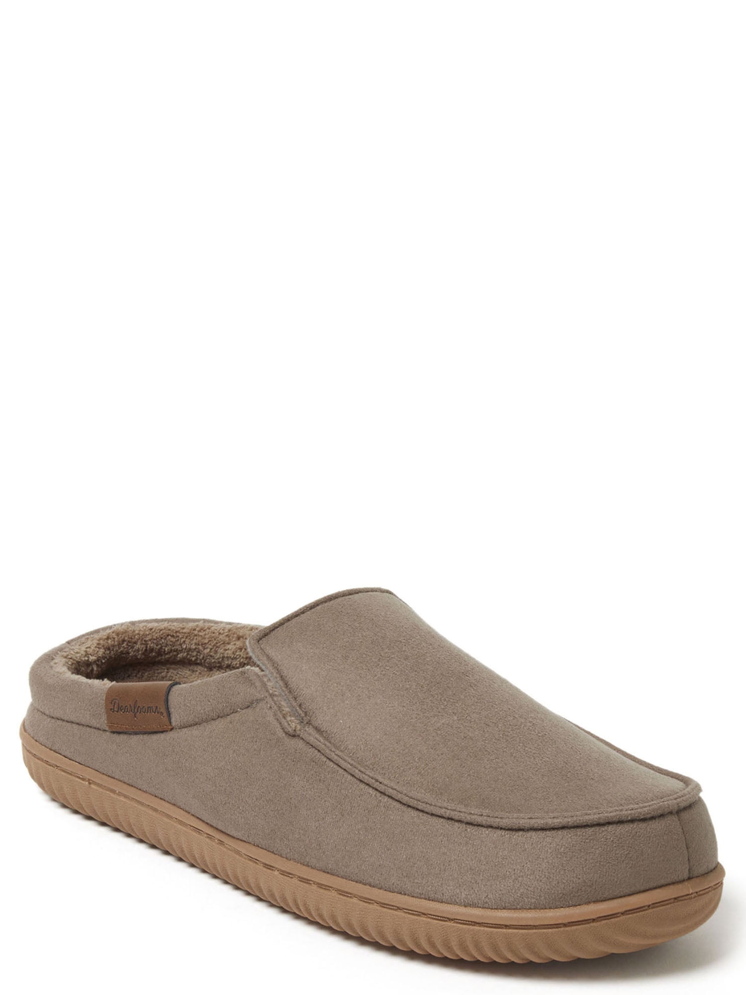 Deafoams Cozy Comfort Men's Shoes Notch Clog Slippers, Taupe, Size 13/ ...