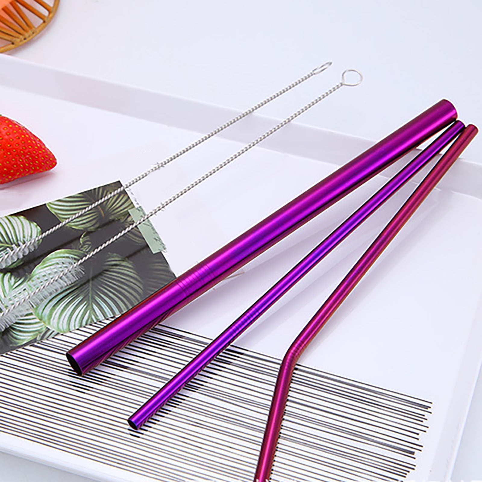 Deagia 2024 New Clearance 304 Stainless Steel Straw Set Cloth Bag Metal ... Deagia 2024 New Clearance 304 Stainless Steel Straw Set Cloth Bag Metal ...