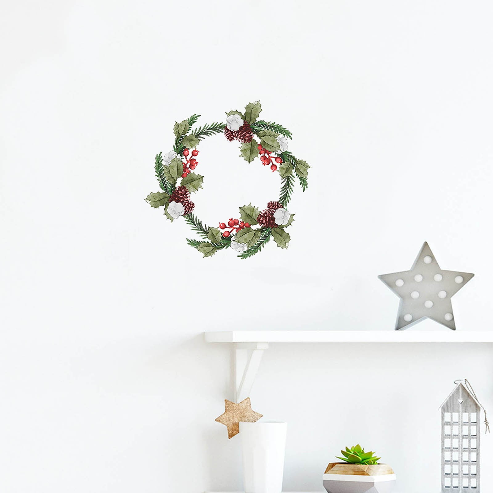Deagia 2024 New Clearance New Christmas Wreath Stickers Santa Claus ... Deagia 2024 New Clearance New Christmas Wreath Stickers Santa Claus ...