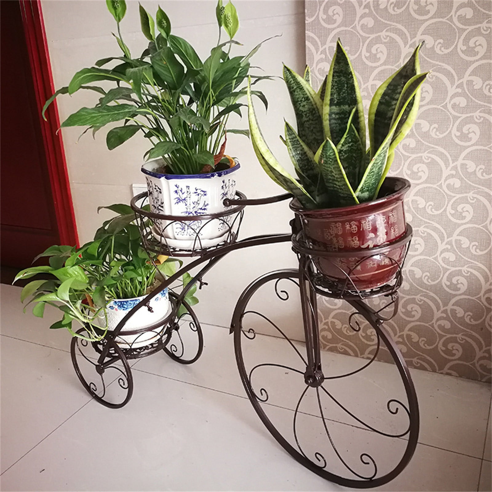 Deagia 2024 New Clearance Wrought Iron Bicycle Mouldling Metal Flower ... Deagia 2024 New Clearance Wrought Iron Bicycle Mouldling Metal Flower ...