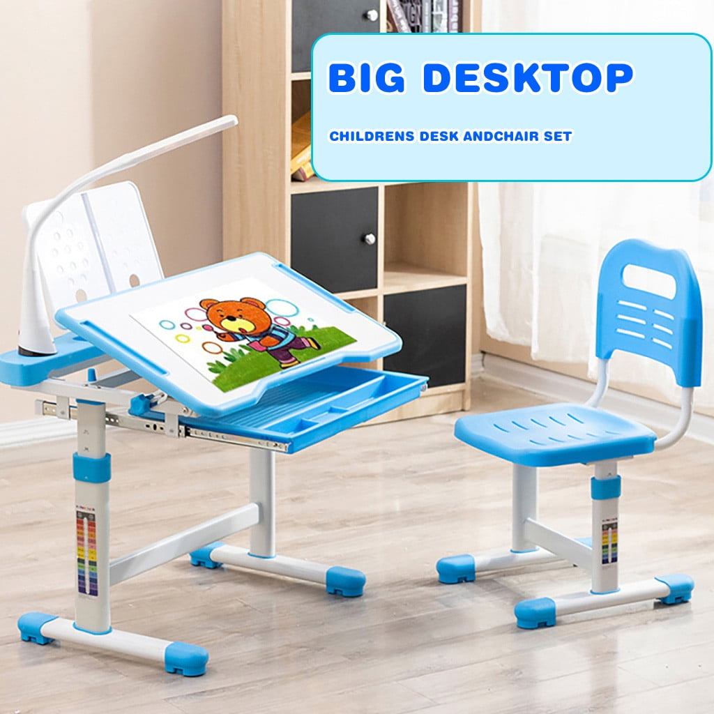 Deagia Clear Storage Bins Clearance Children's Study Desk Chair Set ...