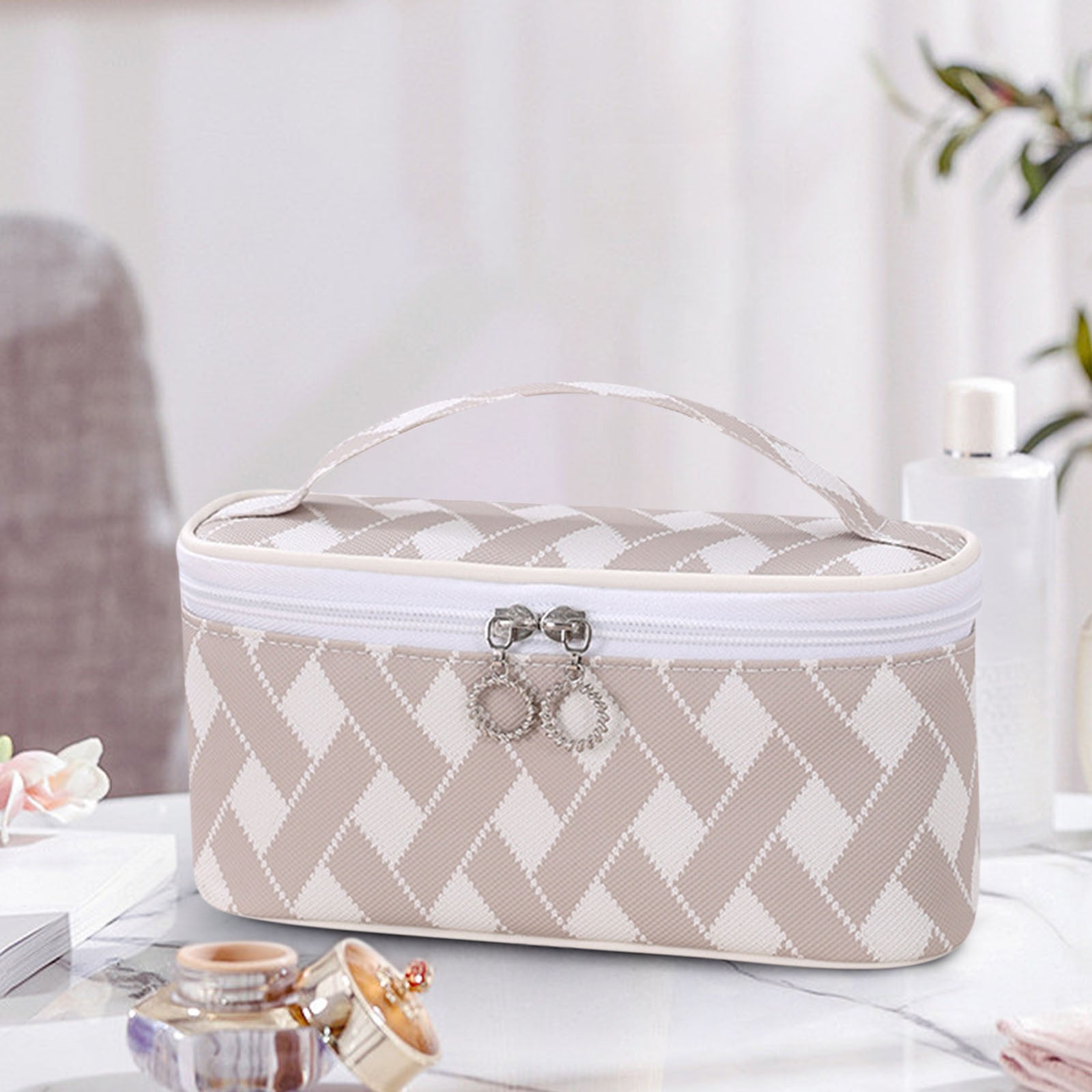 Deagia Organizer Clearance Portable Makeup Bag with Large Storage ...