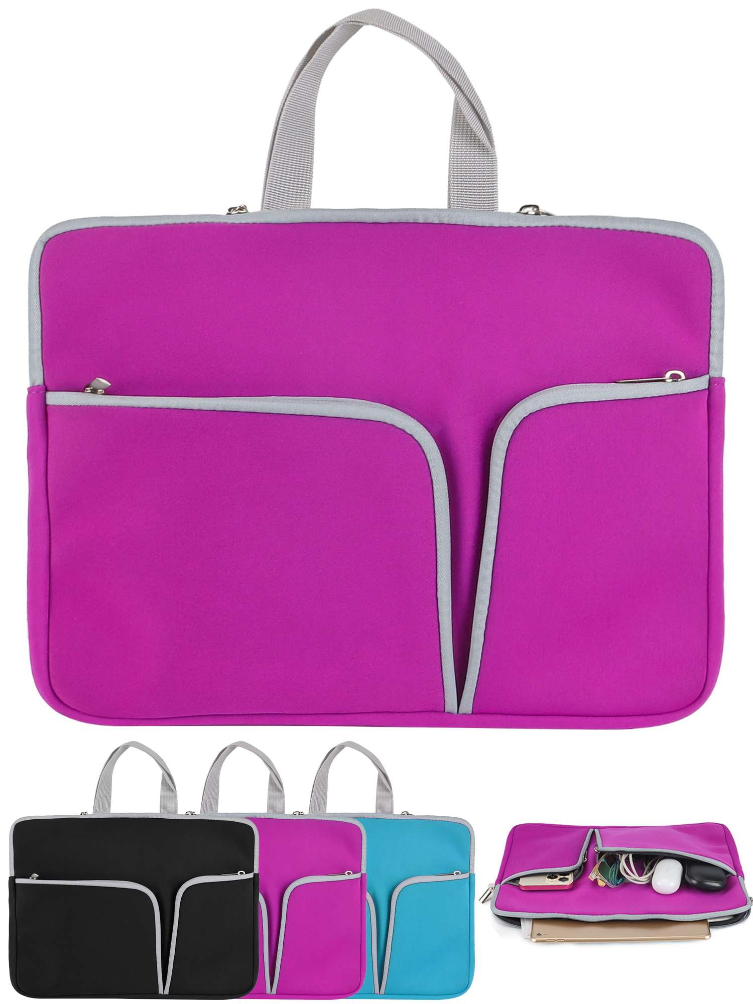 Deago 11/14/15 Inch Laptop Sleeve Bag Waterproof Protective Case with ...