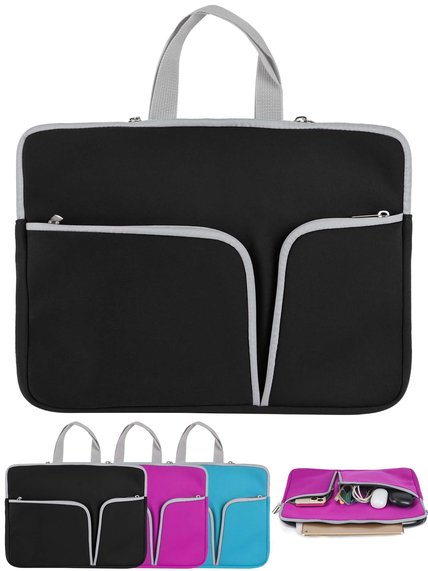 Deago 11/14/15 Inch Laptop Sleeve Bag Waterproof Protective Case with ...